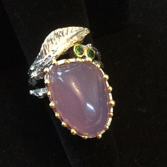 Gems & Minerals | Jewelry | Genuine Amethyst Artistic Ring | Poshmark